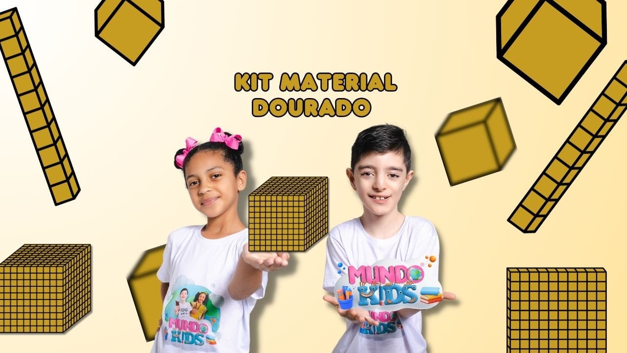 Kit Material Dourado - Plataforma Pedagógica